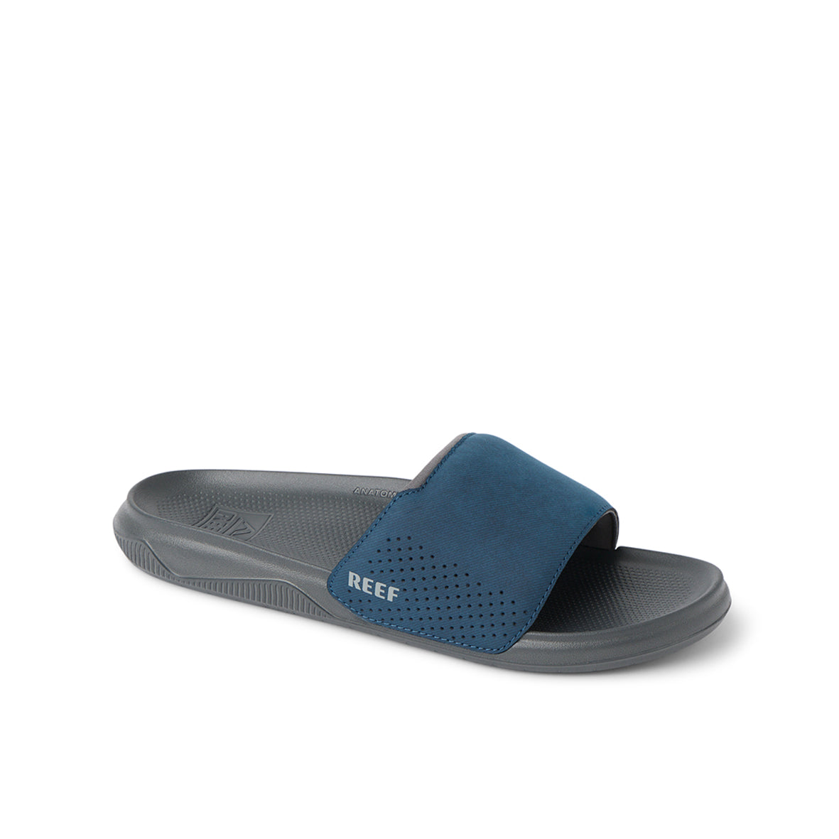Mens Tail Slide-Grey/Navy | MENS SLIDES | REEF AUSTRALIA